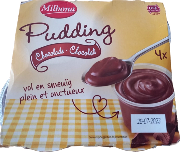Test MILBONA (LIDL) PUDDING AU CHOCOLAT - Testachats santé