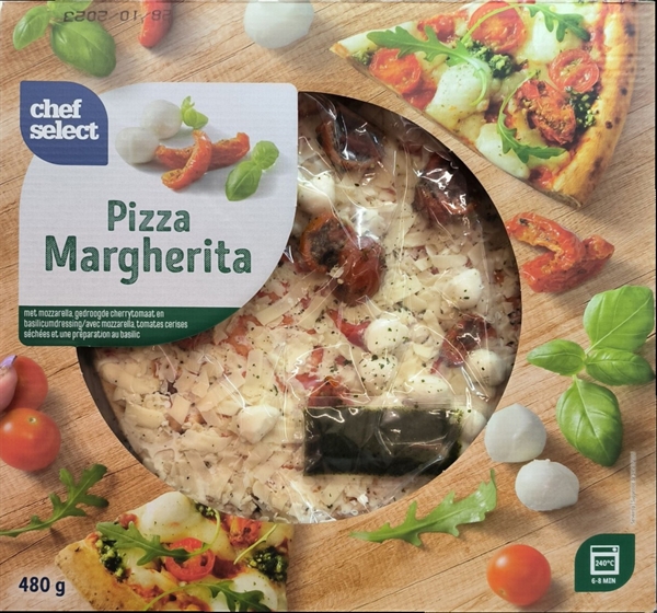 Score santé de CHEF SELECT (LIDL) PIZZA MARGHERITA - Testachats santé