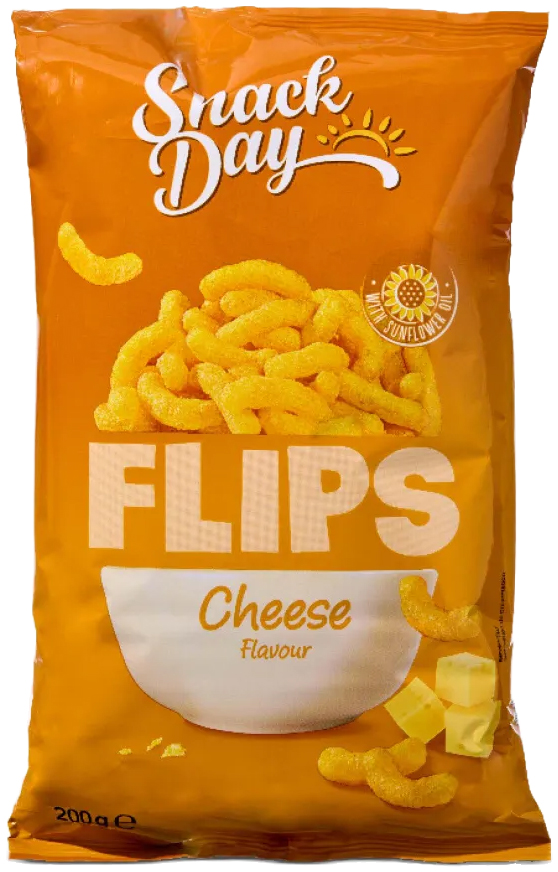 Score santé de SNACK DAY (LIDL) FLIPS CHEESE FLAVOUR - Testachats santé